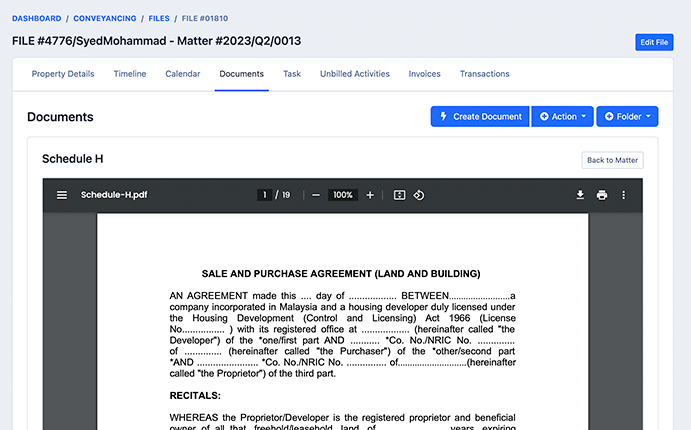 Konveyansee | Cloud Conveyancing Software for Malaysia Lawyers